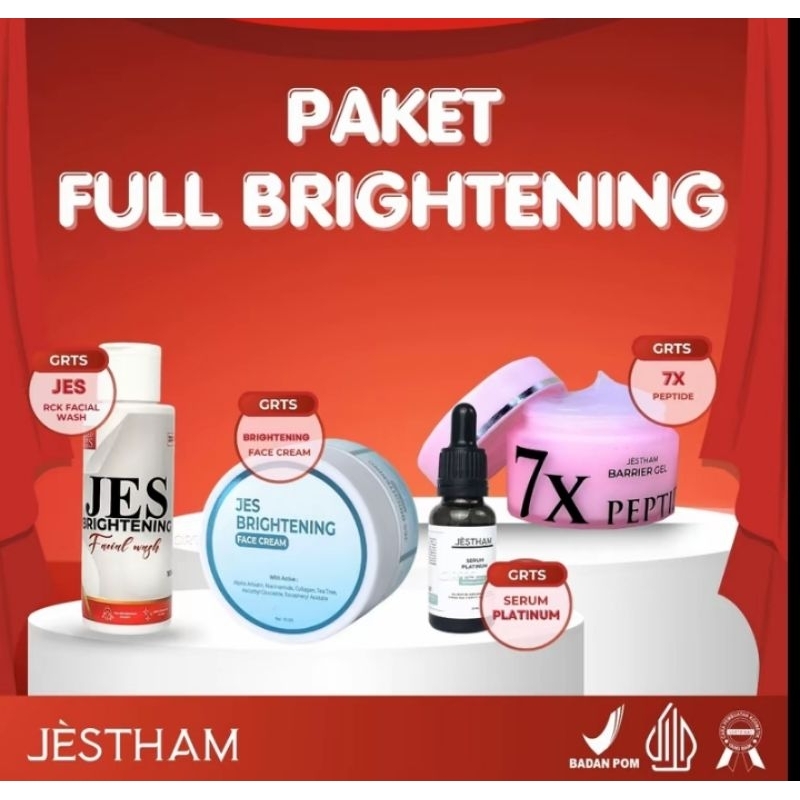 Jual Formula terbaru paket brightening jestham | Shopee Indonesia