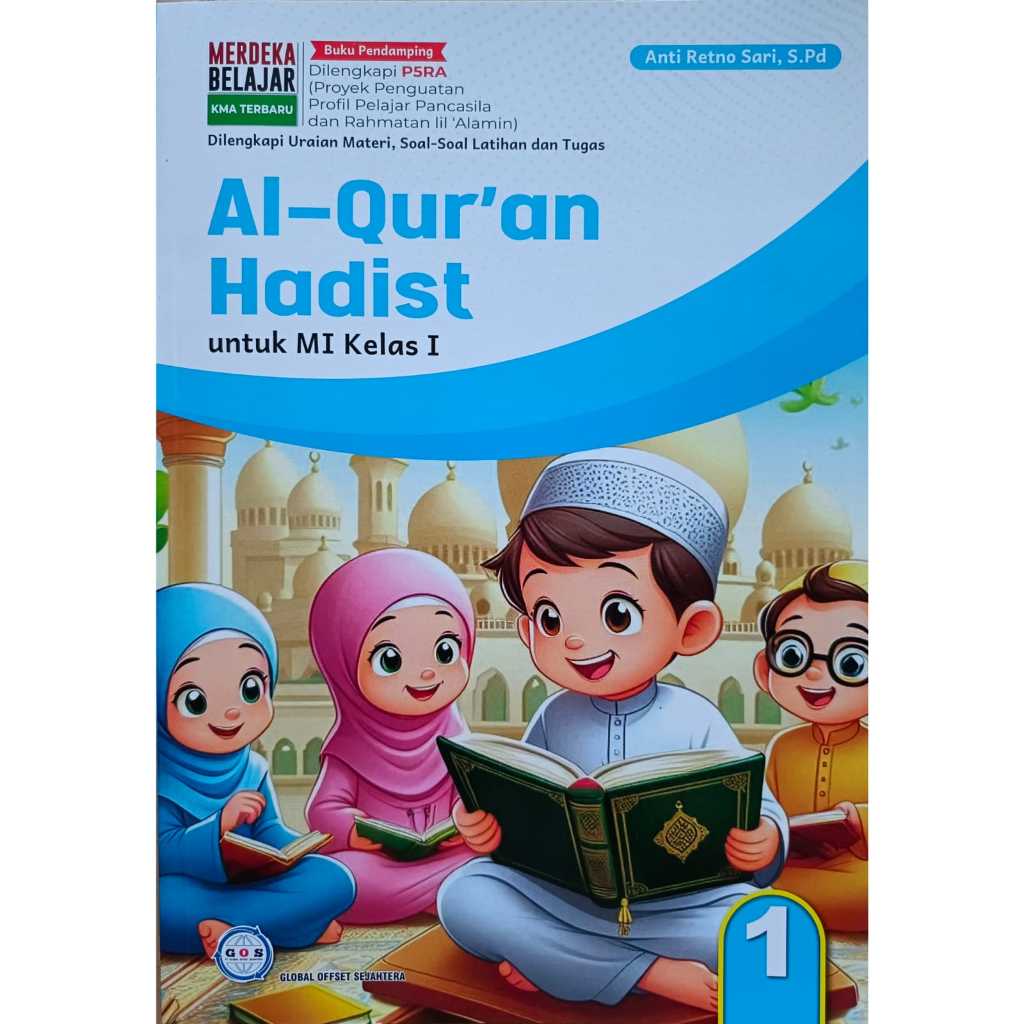 Jual Buku Siswa Al-Qur'an Hadis Kelas 1 MI Kurikulum Merdeka Penerbit PT. GOS | Shopee Indonesia