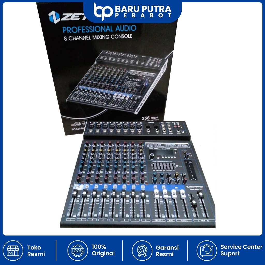 Jual Mixer ZETAPRO THANOS 8 ORIGINAL 8 Channel | Shopee Indonesia