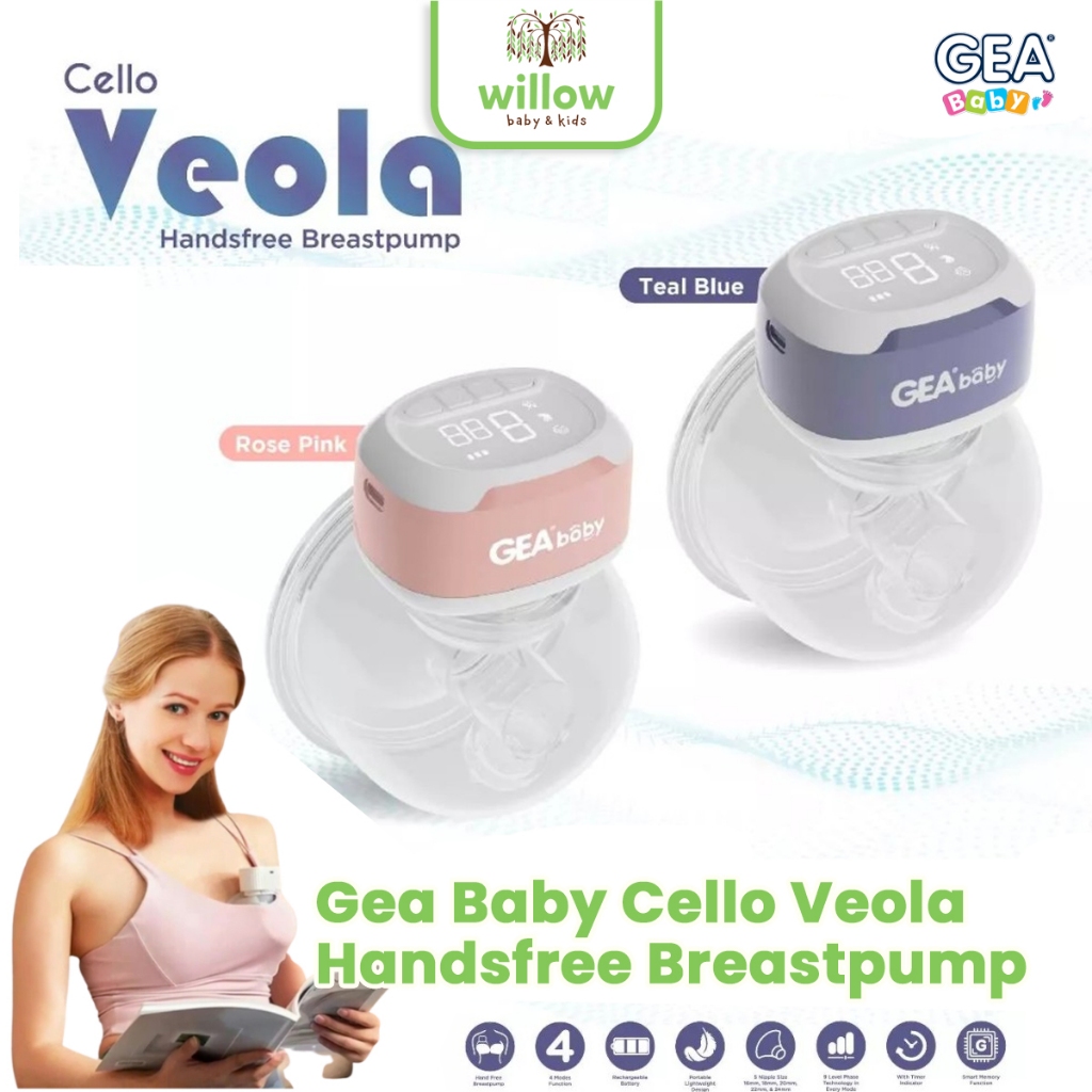 Jual Breastpump - Gea Baby Cello Veola Handsfree Breastpump | Shopee ...