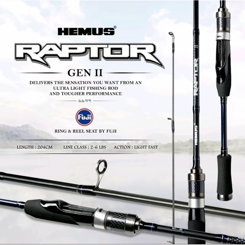 Jual Joran Ultralight HEMUS RAPTOR GEN II | Shopee Indonesia