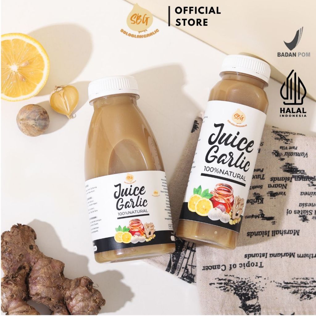 Jual SBG Jus Garlic Bawang Putih Tunggal 250ml 350ml | Shopee Indonesia