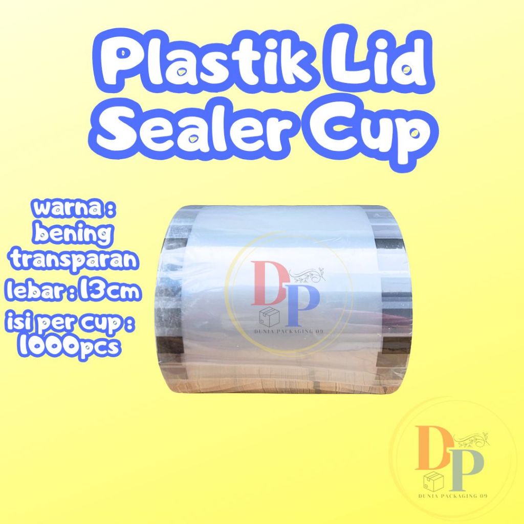Jual Plastik Lid Sealer Cup / Plastik Seal Cup 12x1000cm | Shopee Indonesia