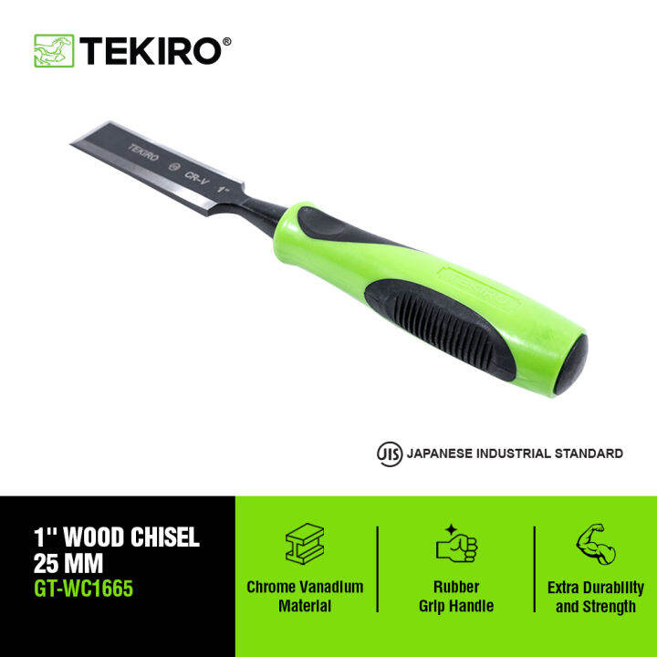 Jual TEKIRO PAHAT KAYU SET 1" (25MM) / Wood Chisel GT-WC1665 | Shopee ...