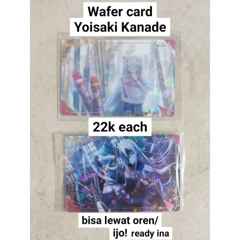 Jual Project sekai Wafer card Yoisaki Kanade | Shopee Indonesia