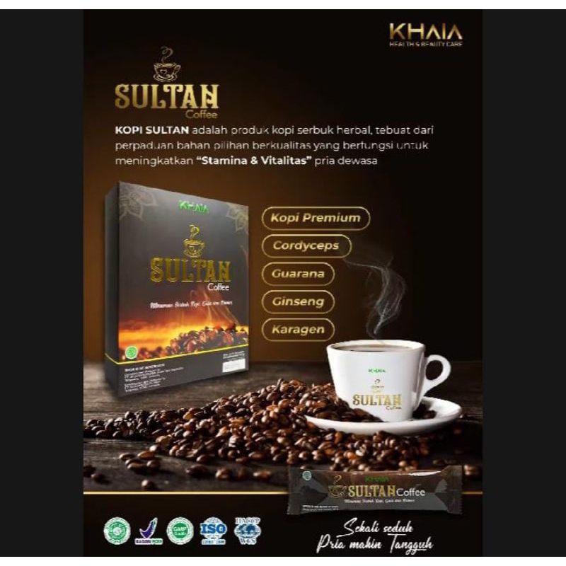Jual SULTAN COFFEE 1 BOX ISI 10 SACHET 25 GRAM ORIGINAL KHAIA JKS88 ...