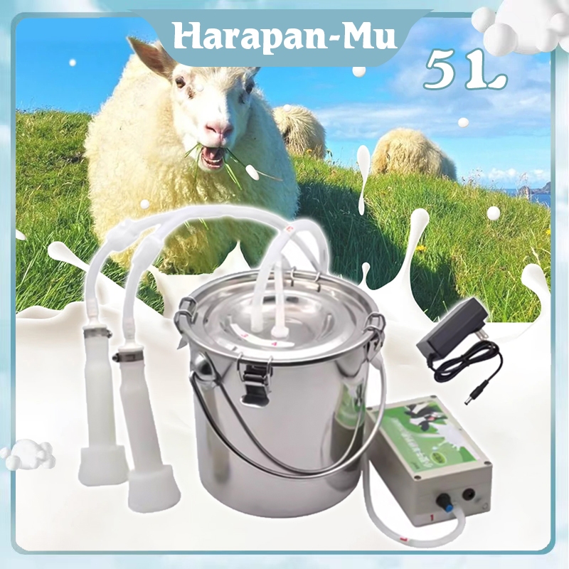 Jual Alat Perah Susu Kambing 5L Mesin Pemerah Susu Pompa Vakum Pengisap ...