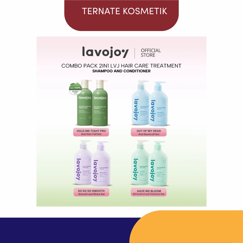 Jual LAVOJOY SHAMPO | Conditioner | 300ml so smooth | Hair we bloom ...