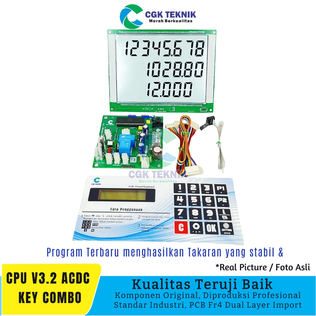 Jual CGK TEKNIK - PAKET CPU PERTAMINI POM MINI CGK V3.0 ACDC + KEYPAD COMBO + LCD1602 + LCD ...
