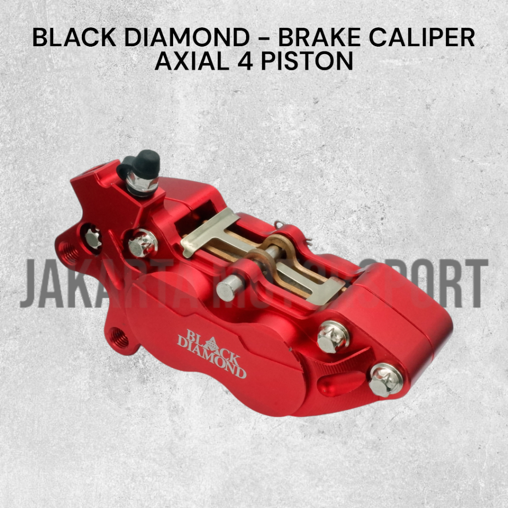 Jual Black Diamond - Kaliper Rem Cakram Axial 4P Brake Caliper 4 Pot Piston Kanan / Kiri ...