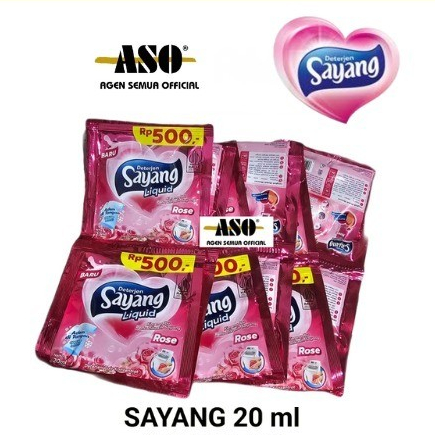 Jual [HARGA PER SACHET] DETERGEN SAYANG LIQUID 20ML ECERAN RENCENG ...