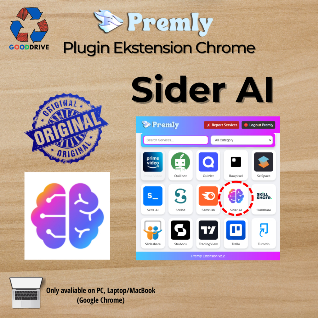 Jual Sider AI Premium (ALL IN ONE CHATBOT) ChatGPT 4 + Claude AI + Gemini Pro + ChatPDF (РС ...