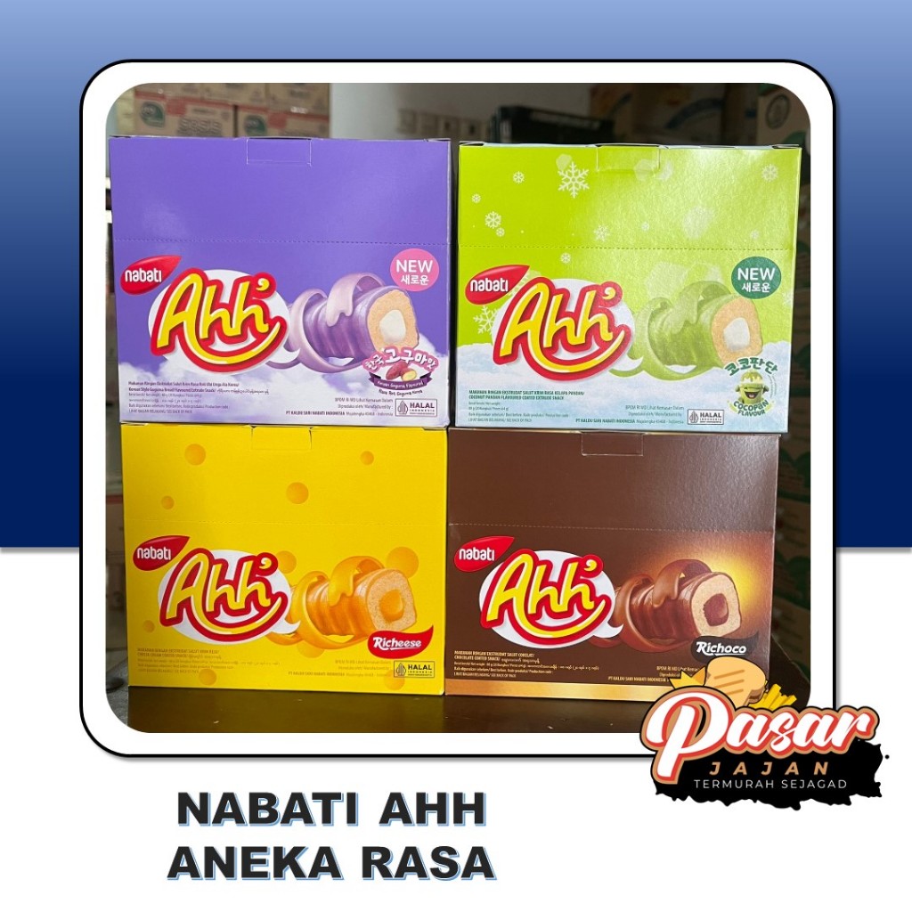 Jual Nabati Ahh Aneka Rasa Isi 20pcs x 4gr | Shopee Indonesia