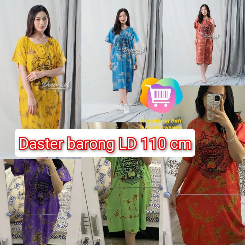 Jual Daster Bali barong Dress barong Bali Daster bali jumbo motif ...