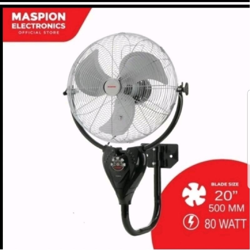 Jual Maspion PW-501 W Power Fan Kipas Angin Dinding Garansi 1 tahun ...