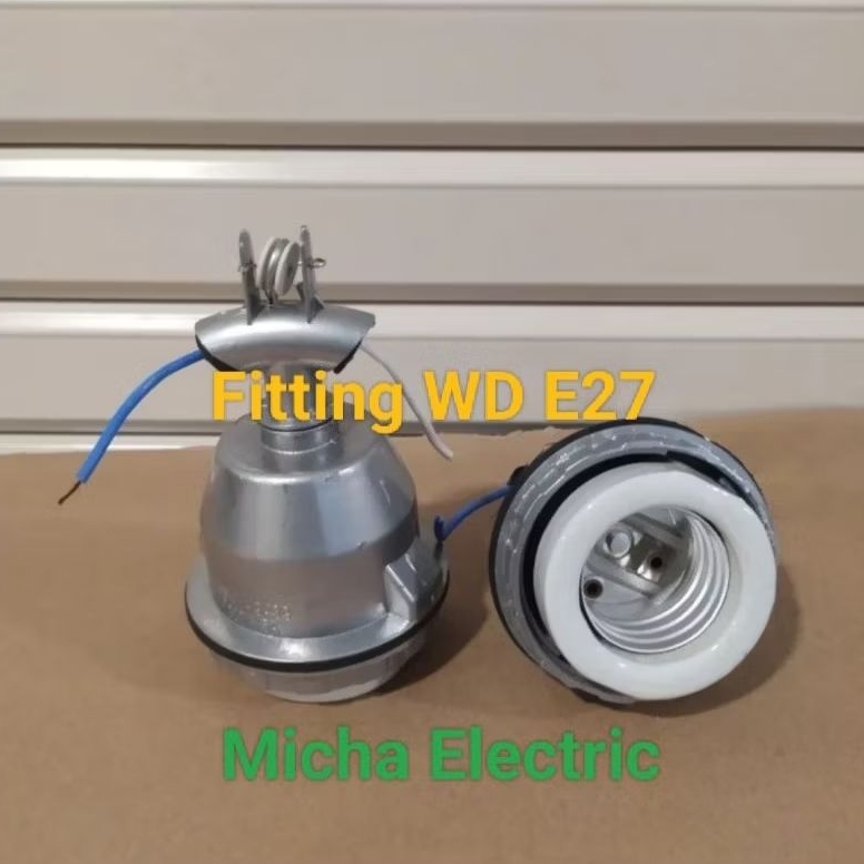 Jual Fitting Gantung Keramik Besi WD E27 / Fitting Gantung WD E27 | Shopee Indonesia