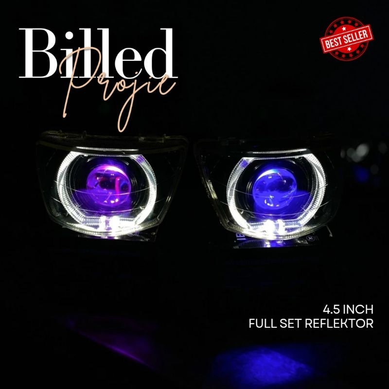 Jual LAMPU BILED F1ZR FIZR VEGA LAMA 4.5 INCH FULL SET REFLEKTOR ...