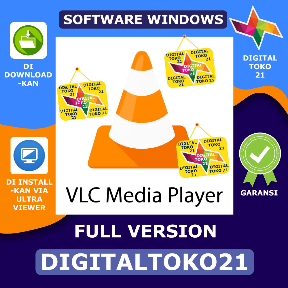 Jual [Diinstallkan] VLC Media Player 3.0.21 Full Version Software PC Komputer Laptop Windows ...
