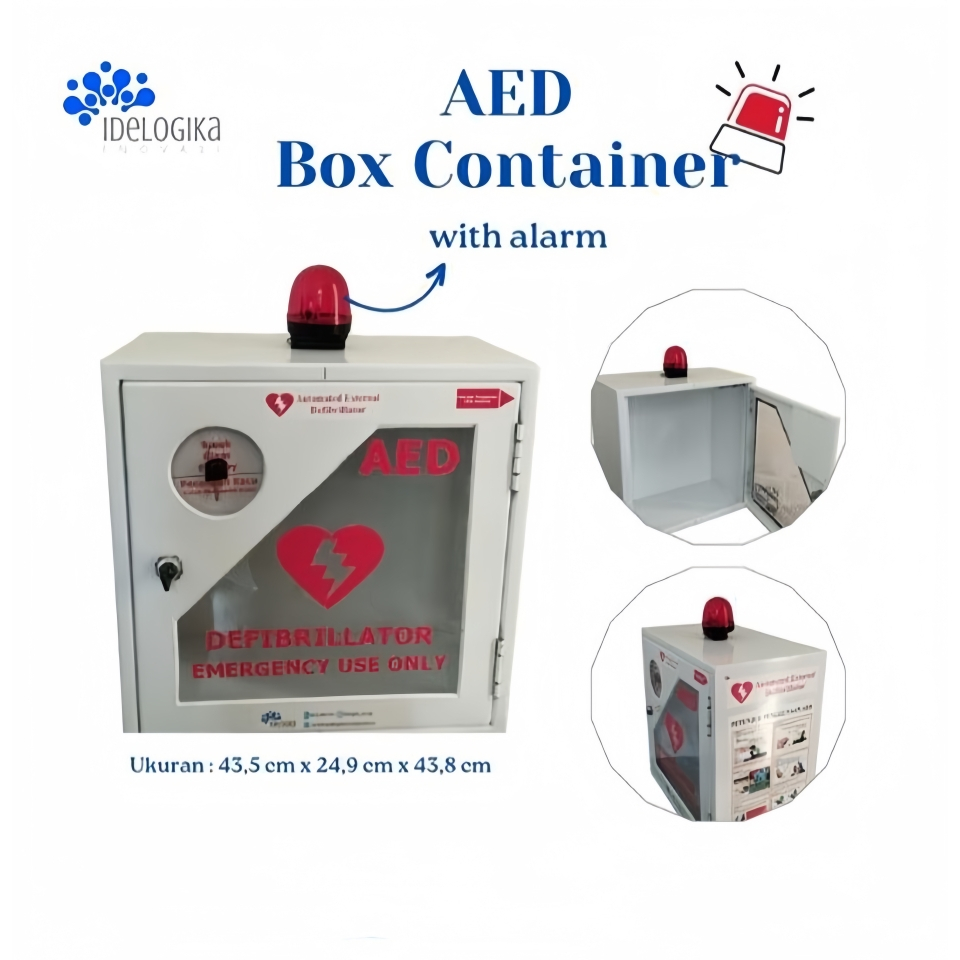 Jual Kotak AED (AED Defibrilator Box Container with Alarm)/Box AED/AED ...