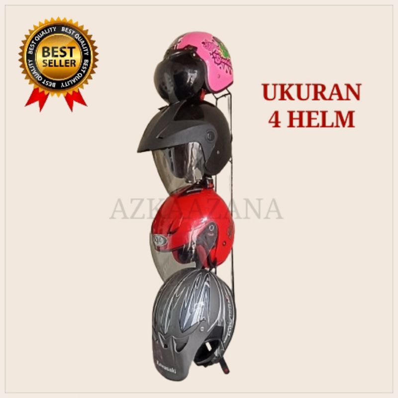 Jual RAK GANTUNGAN CANTOLAN HOOK HELM MOTOR dan SEPEDA BAHAN BESI | Shopee Indonesia