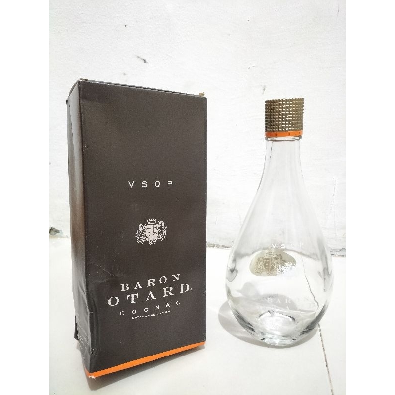 Jual Di Jual Botol Bekas Miras BARON OTARD COGNAC VSOP Rare + Box | Shopee Indonesia