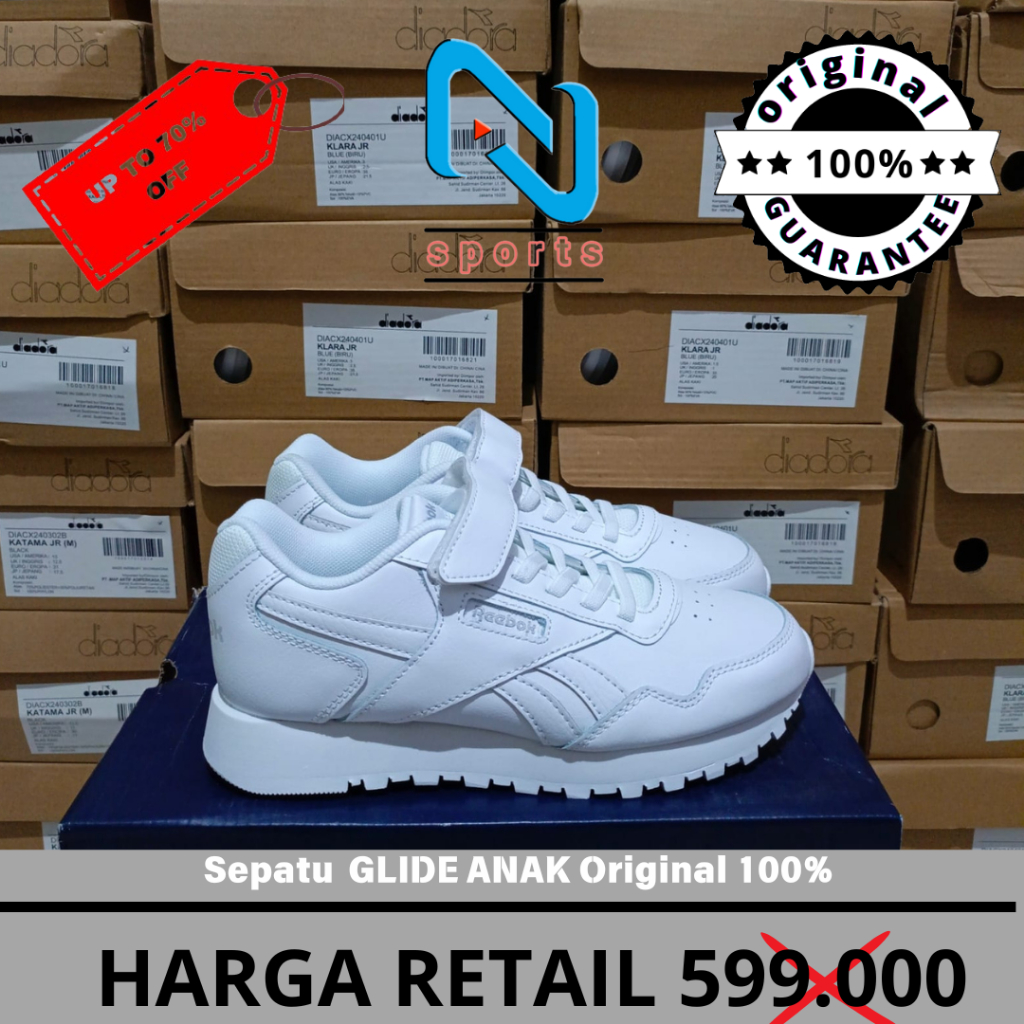 Jual Sepatu Reebok Kids XT Sprinter 2.0 ALT Shoes Black (100010710 ...