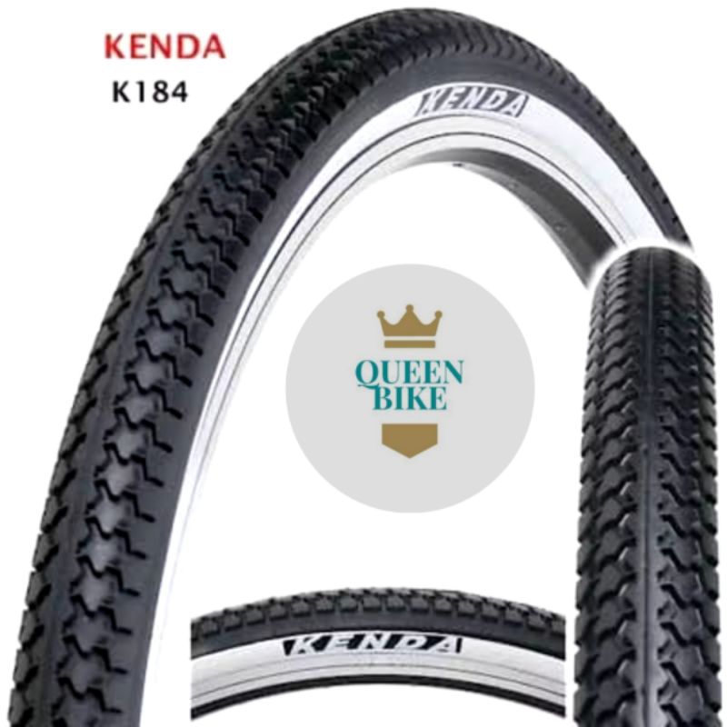 Jual Ban Luar Sepeda 26x1 3/8 Jengki Kumbang Siera KENDA Hitam Putih ...