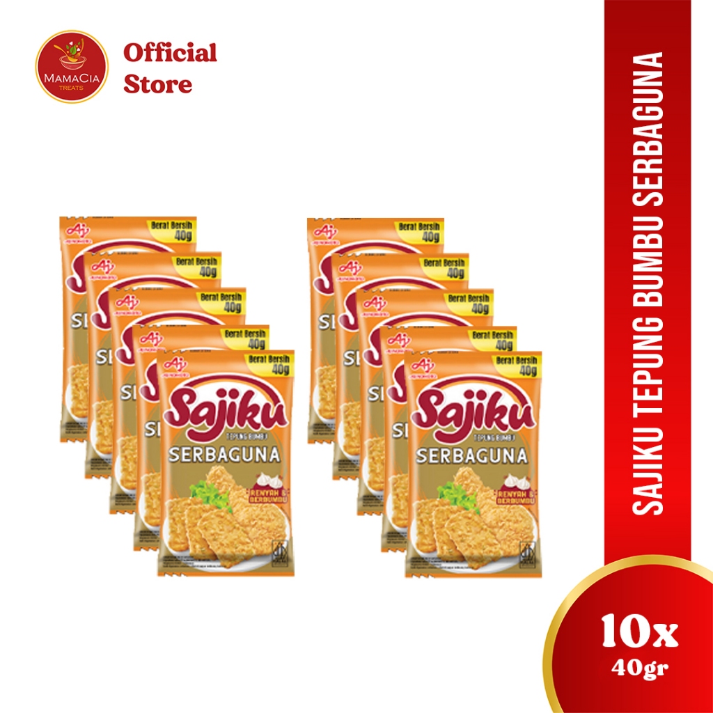 Jual Sajiku Tepung Bumbu Serbaguna 40gr RENCENG (10 pcs) | Shopee Indonesia