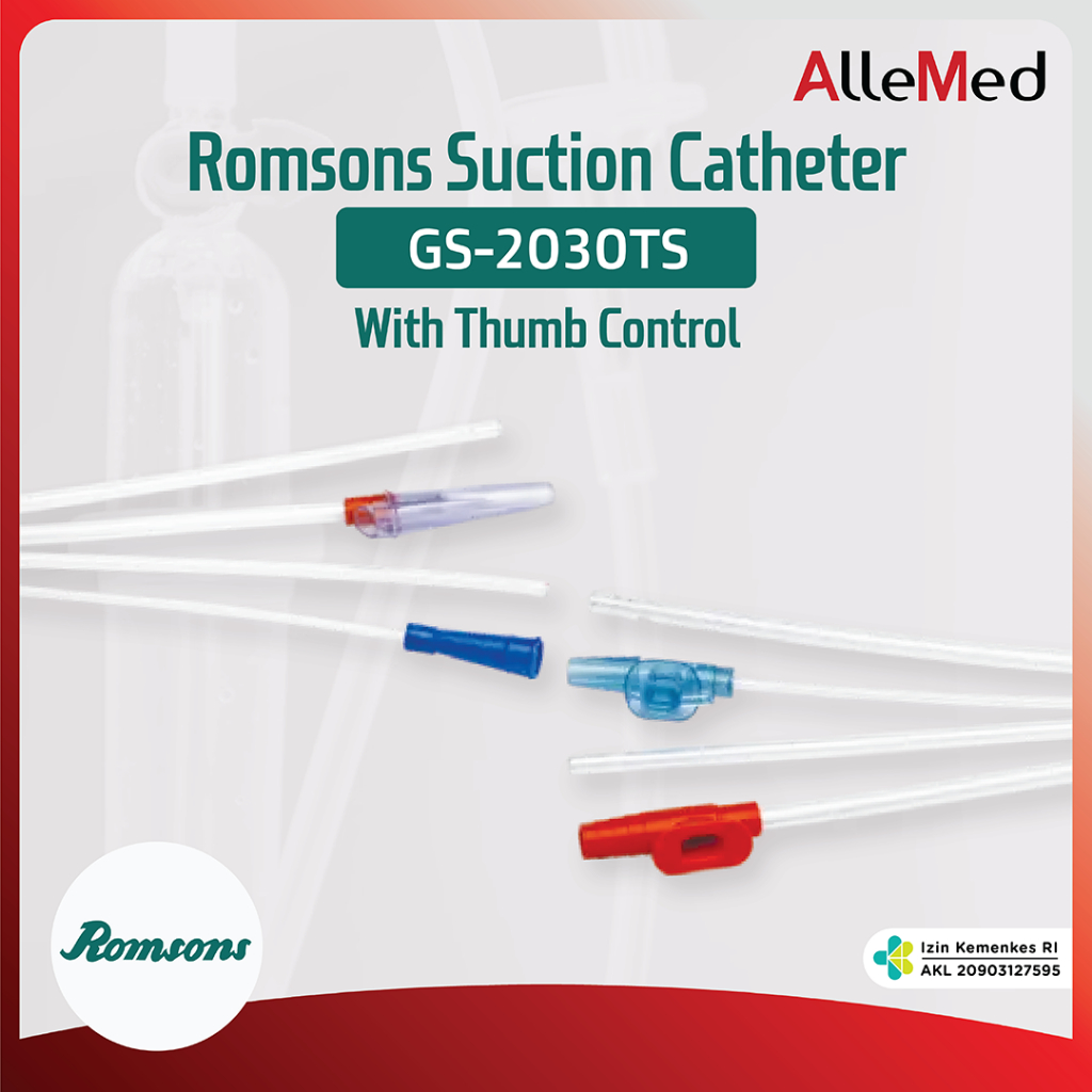 Jual Romsons Suction Kateter with Thumb Control | Shopee Indonesia