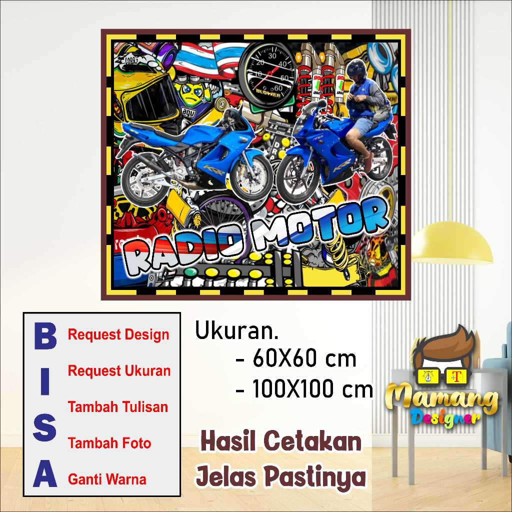 Jual Custom Banner Spanduk Gambar Vector Sparepart Motor Keren bb ...