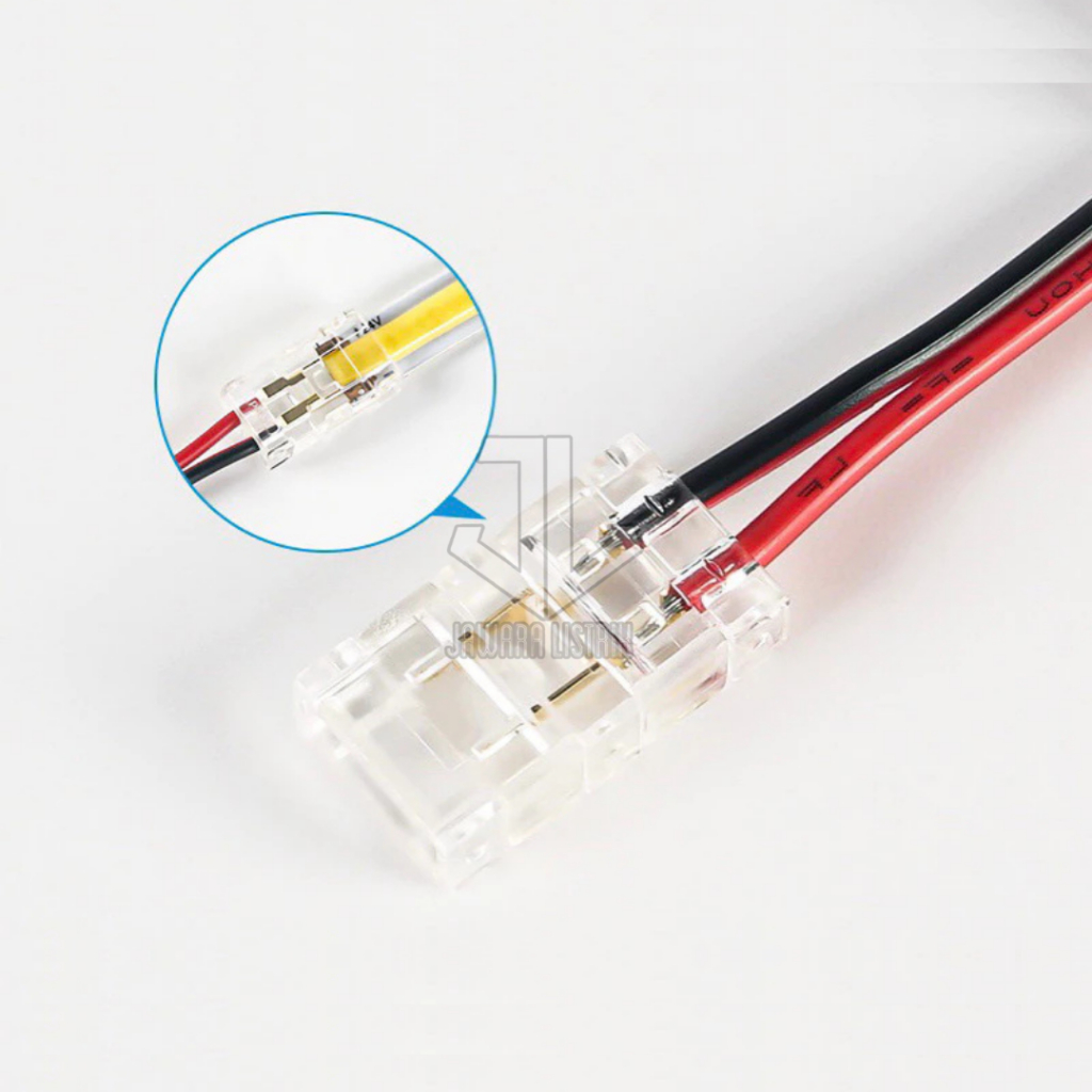 Jual KONEKTOR SAMBUNGAN LED STRIP LURUS DENGAN KABEL UKURAN 8MM ...