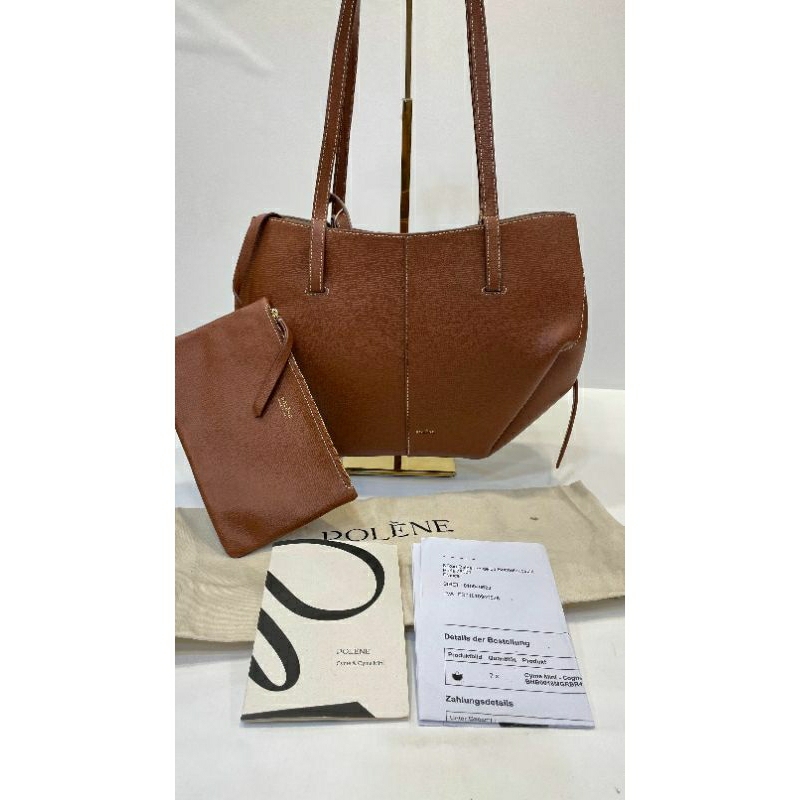 Jual Polene Cyme MINI Tote Grained cognac | Shopee Indonesia