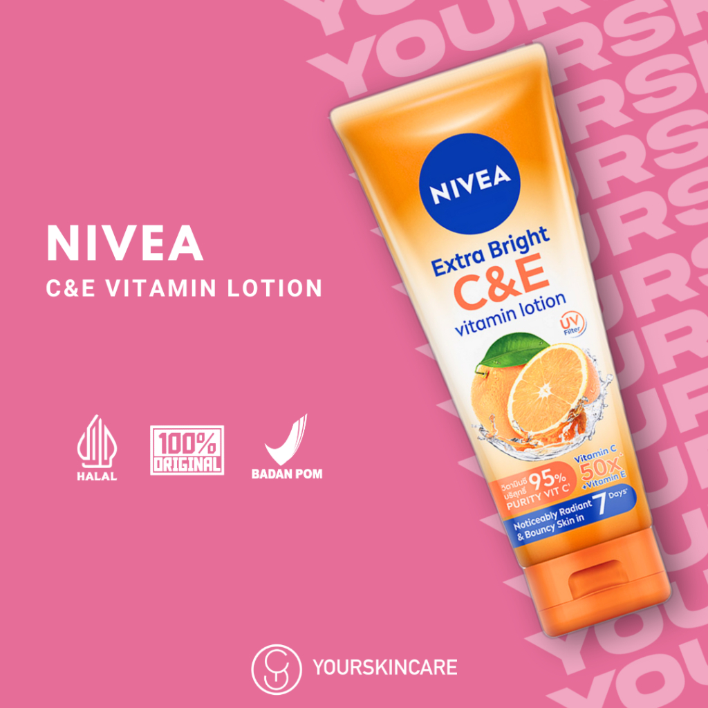 Jual Nivea Extra Bright C&E Vitamin Body Lotion - 180ml | Shopee Indonesia
