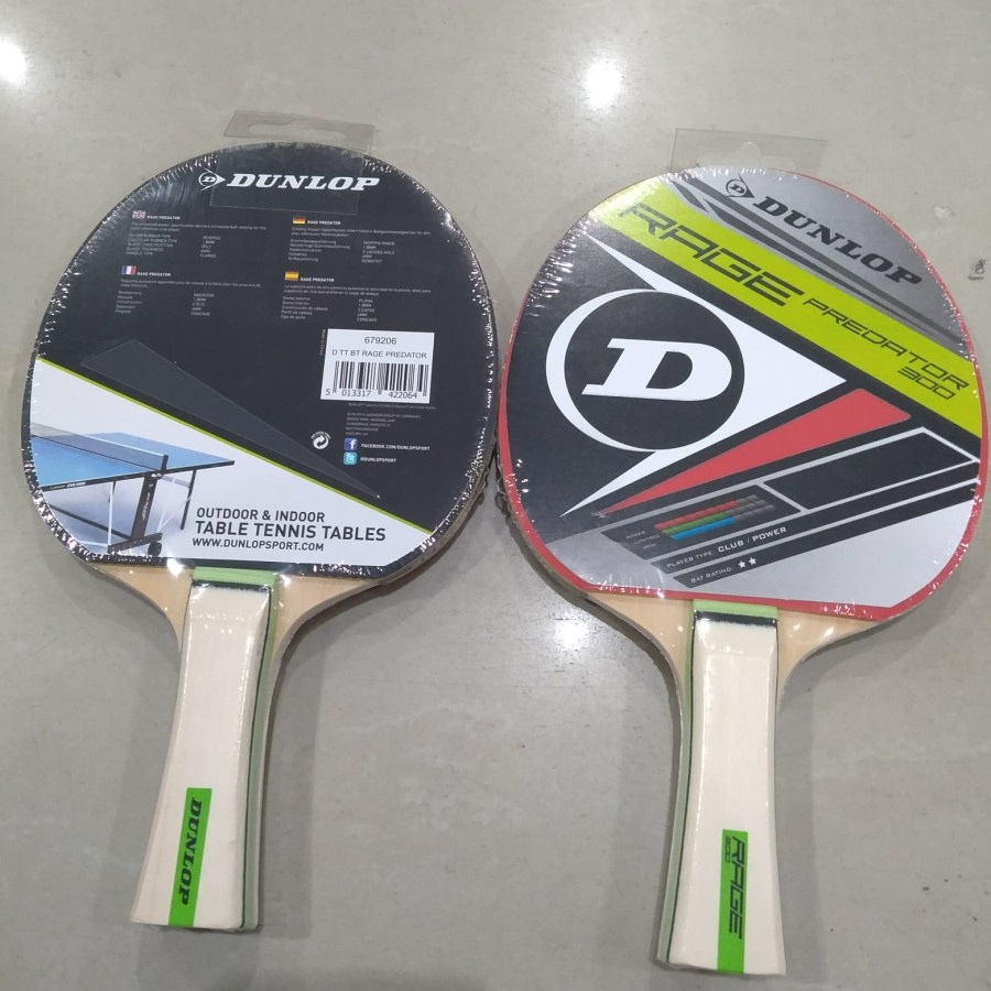Jual BAD / BAT PINGPONG DUNLOP TIPE RAGE PREDATOR 300 | Shopee Indonesia
