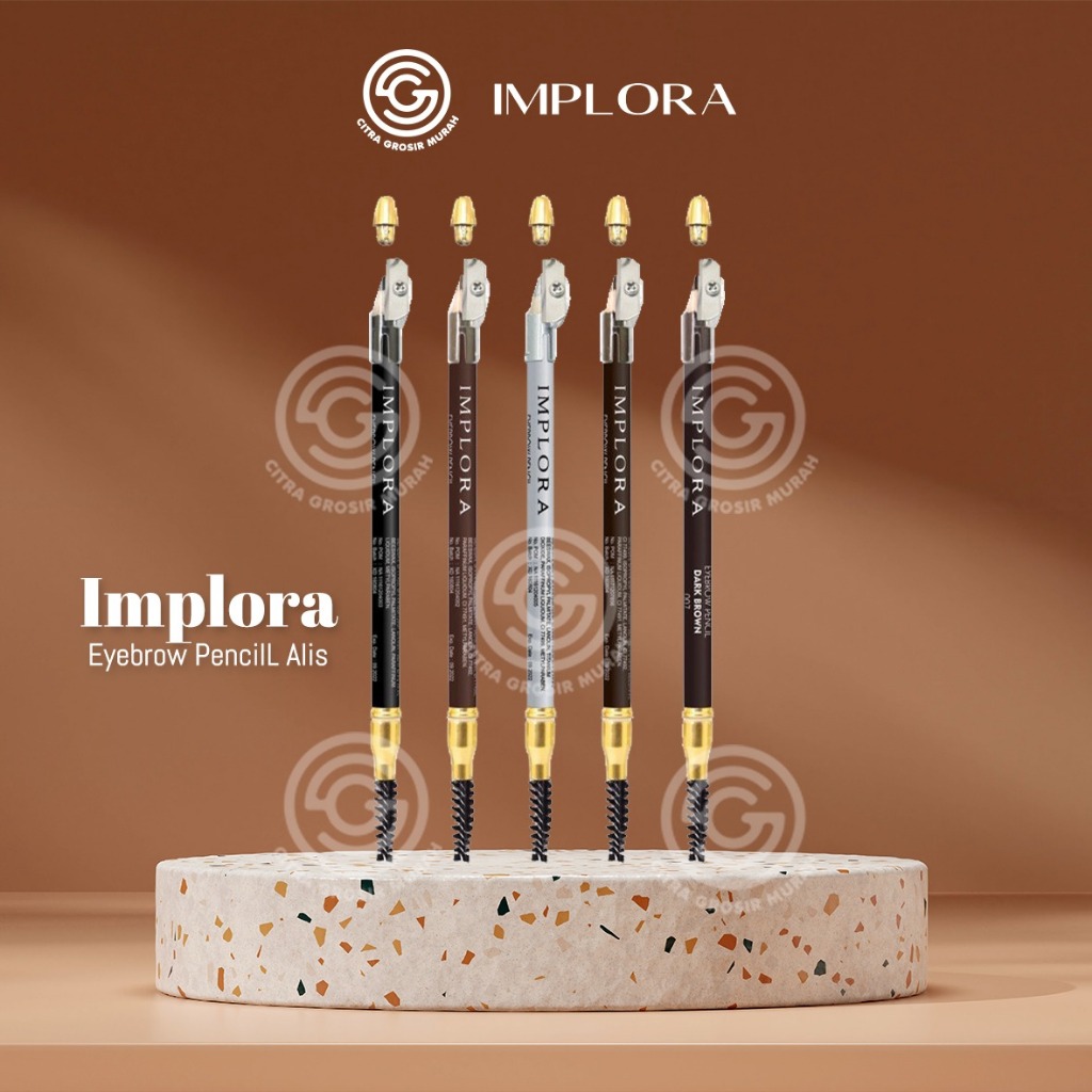 Jual IMPLORA Eyebrow Pencil 2.5g || Soft Brow || Eye Pensil Alis Serut ...