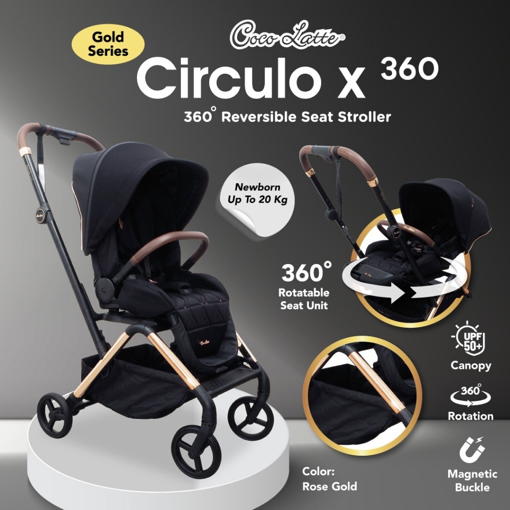 Jual COCOLATTE Circulo 360° Stroller ( New ) | Shopee Indonesia