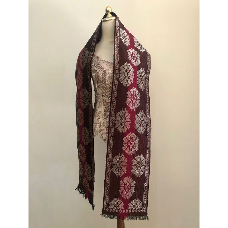 Jual Selendang Songket Sidemen Besar, Banyumas Palembang (asli tenunan bukan bordir) 3 | Shopee ...