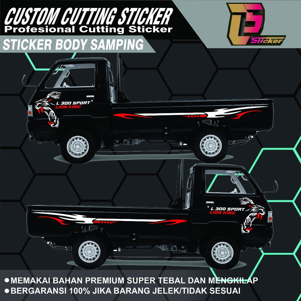 Jual STIKER STICKER MOBIL MITSUBISHI L300 STRIPNG VARIASI LION KING ...
