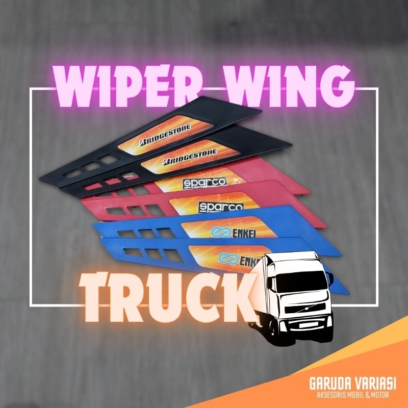 Jual Wiper Wing Truck Premium Wings Truk Acrylic 1 Set Isi 2 Pcs ...