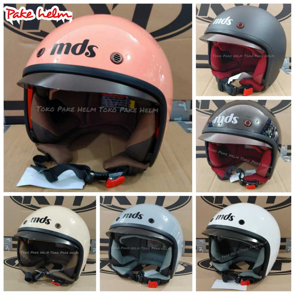 Jual HELM MDS MAGNUM RETRO ORIGINAL 100% | Shopee Indonesia