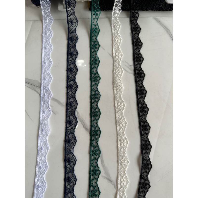 Jual Renda Tile kecil cantik harga per pcs (13,5meter/15 yard) | Shopee ...