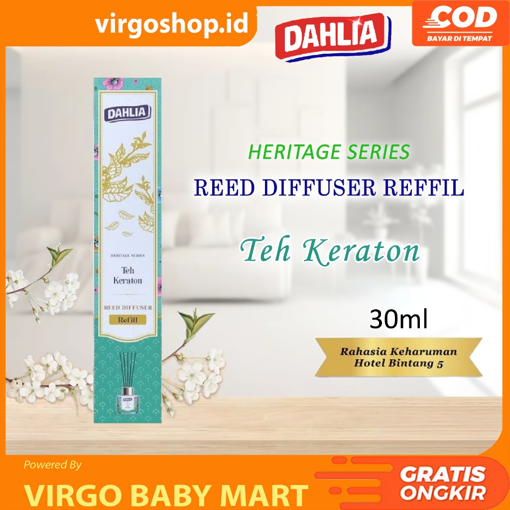 Jual Dahlia Reed Diffuser Refill Teh Keraton Pengharum Ruangan Aroma ...