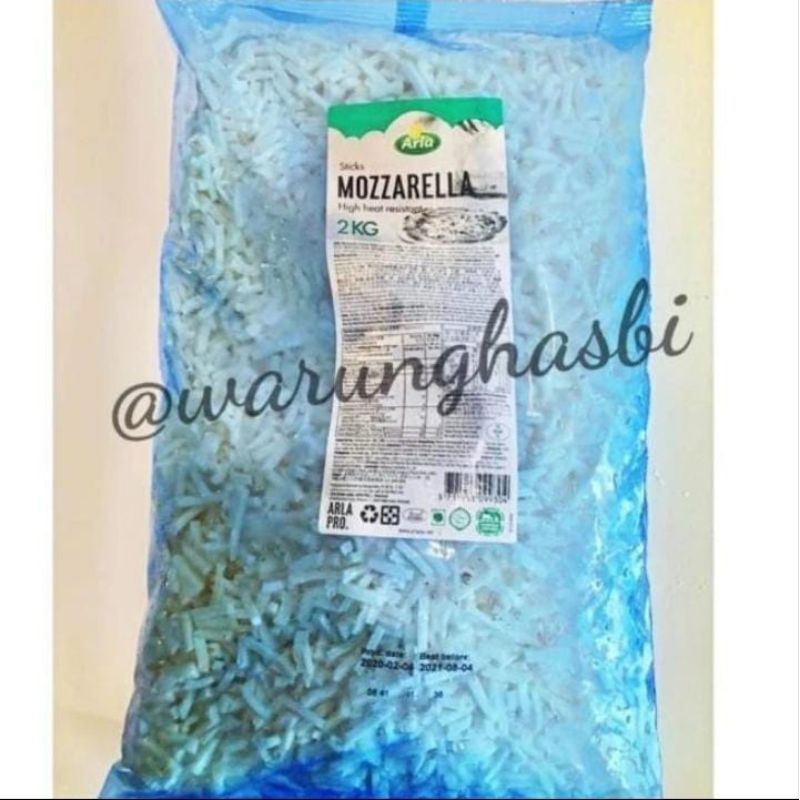 Jual 1kg ARLA shredded Mozarella stick (repack) | Shopee Indonesia