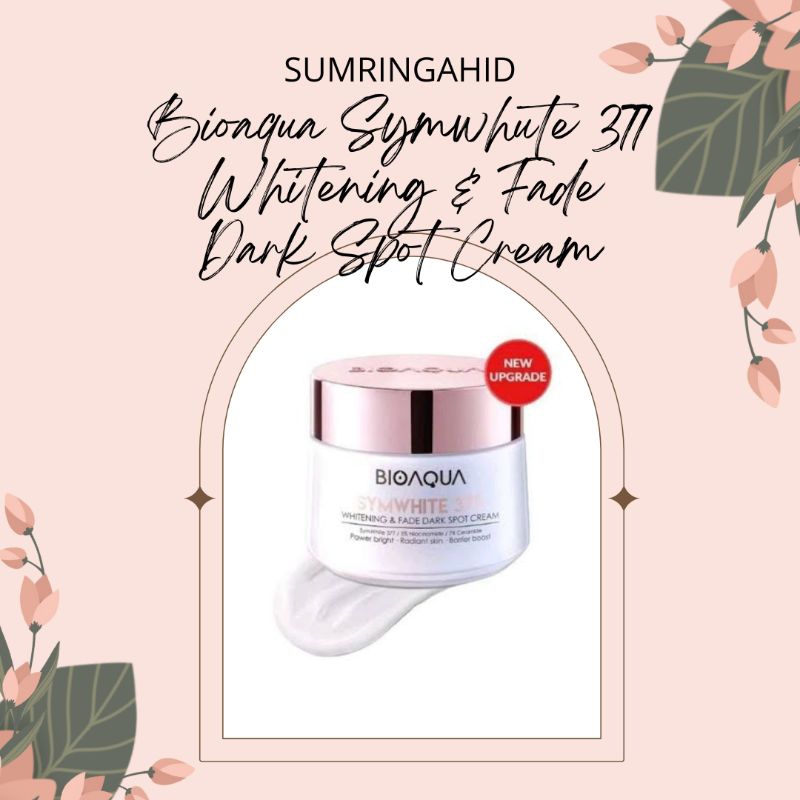 Jual BIOAQUA SymWhite 377 Whitening & Fade Dark Spot Cream Krim 50g Pelembab Wajah With Vitamin ...