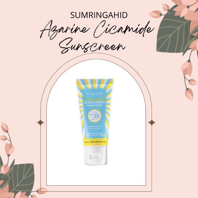 Jual [PASTI ORIGINAL] Azarine Cicamide Barrier Sunscreen Moisturiser ...