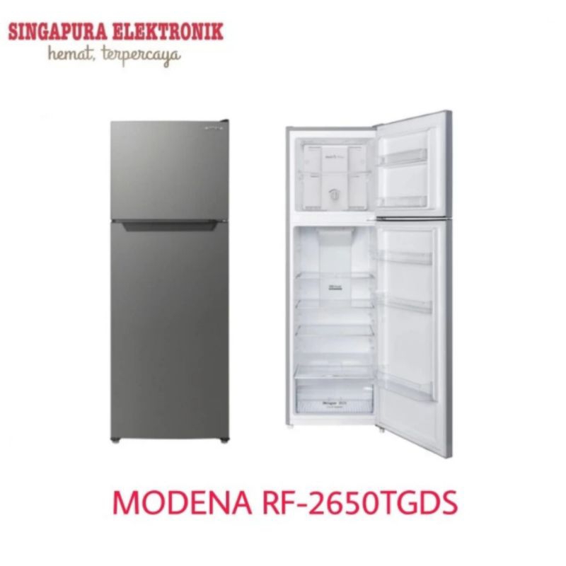 Jual Modena Kulkas 2 Pintu RF-2650TGDS | Shopee Indonesia