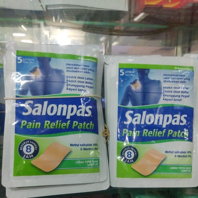 Jual Salonpas Pain Relief Patch 5 Lembar | Shopee Indonesia