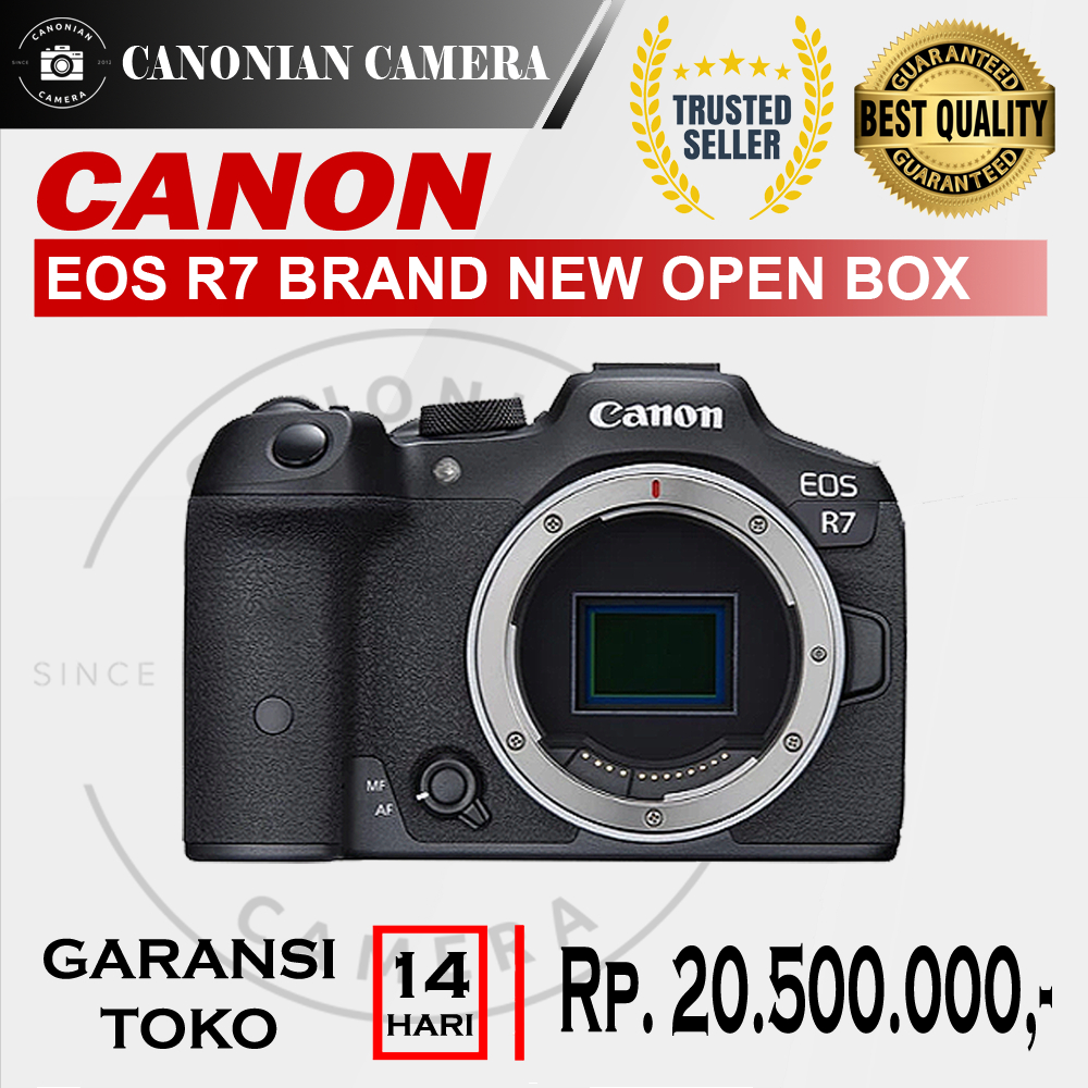 Jual Kamera Canon Eos R7 New BNOB (BRAND NEW OPEN BOX) | Shopee Indonesia