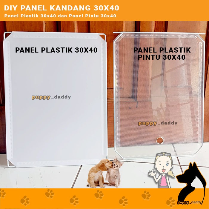Jual DIY PANEL PLASTIK 30X40 isi 10 FREE connector | Shopee Indonesia