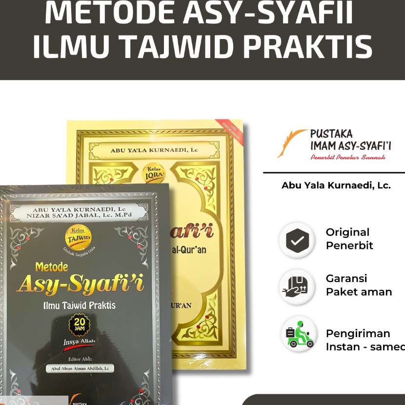 Jual Limit Metode Asy Syafii Ilmu Tajwid Praktis Belajar Tajwid dan ...